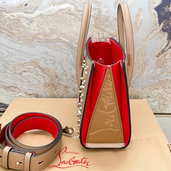 Christian Louboutin | Bags | Christian Louboutin S Mini Shimmer Studded ...
